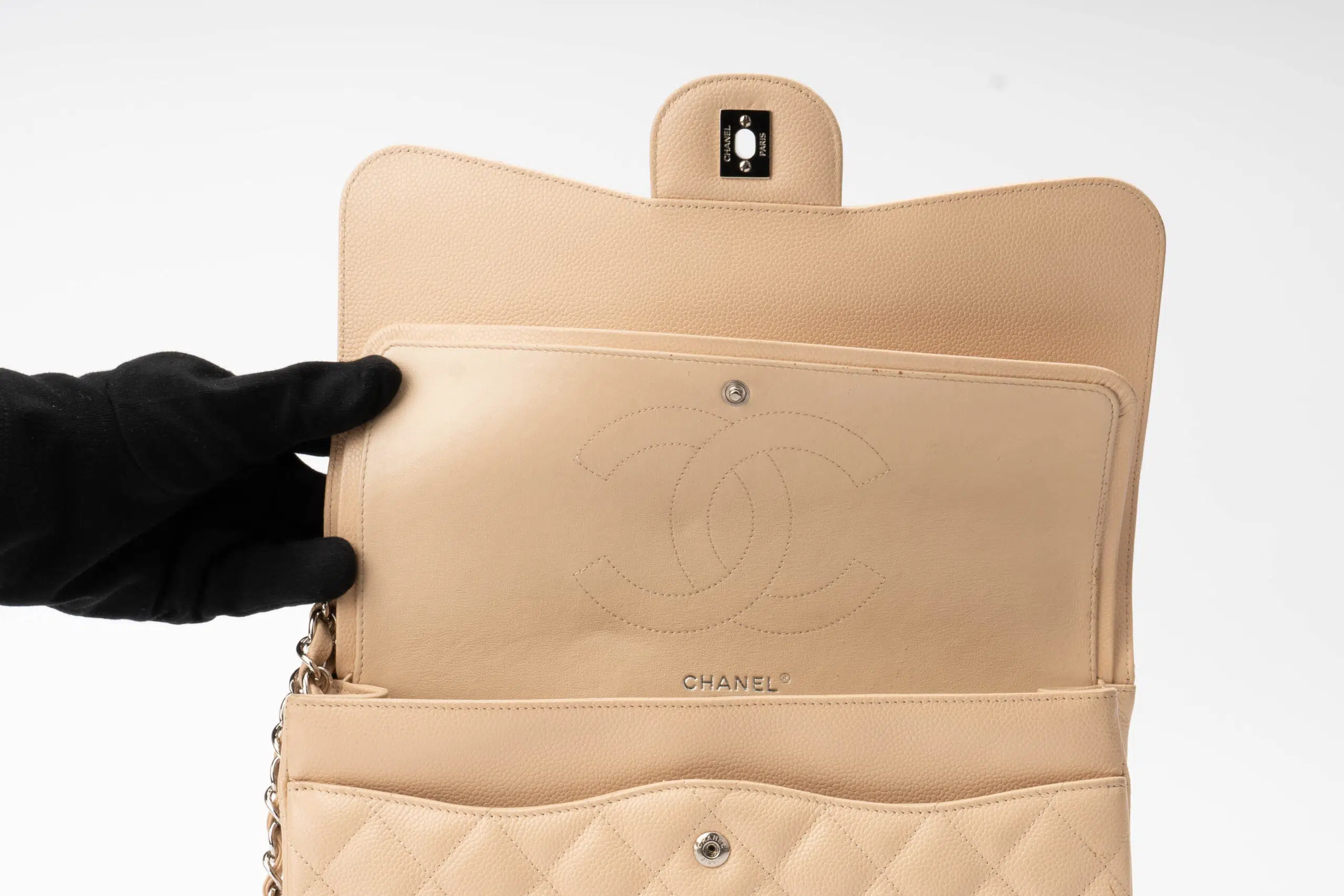 Chanel Jumbo Classic Flap Bag Beige Clair - Luxury Shopping