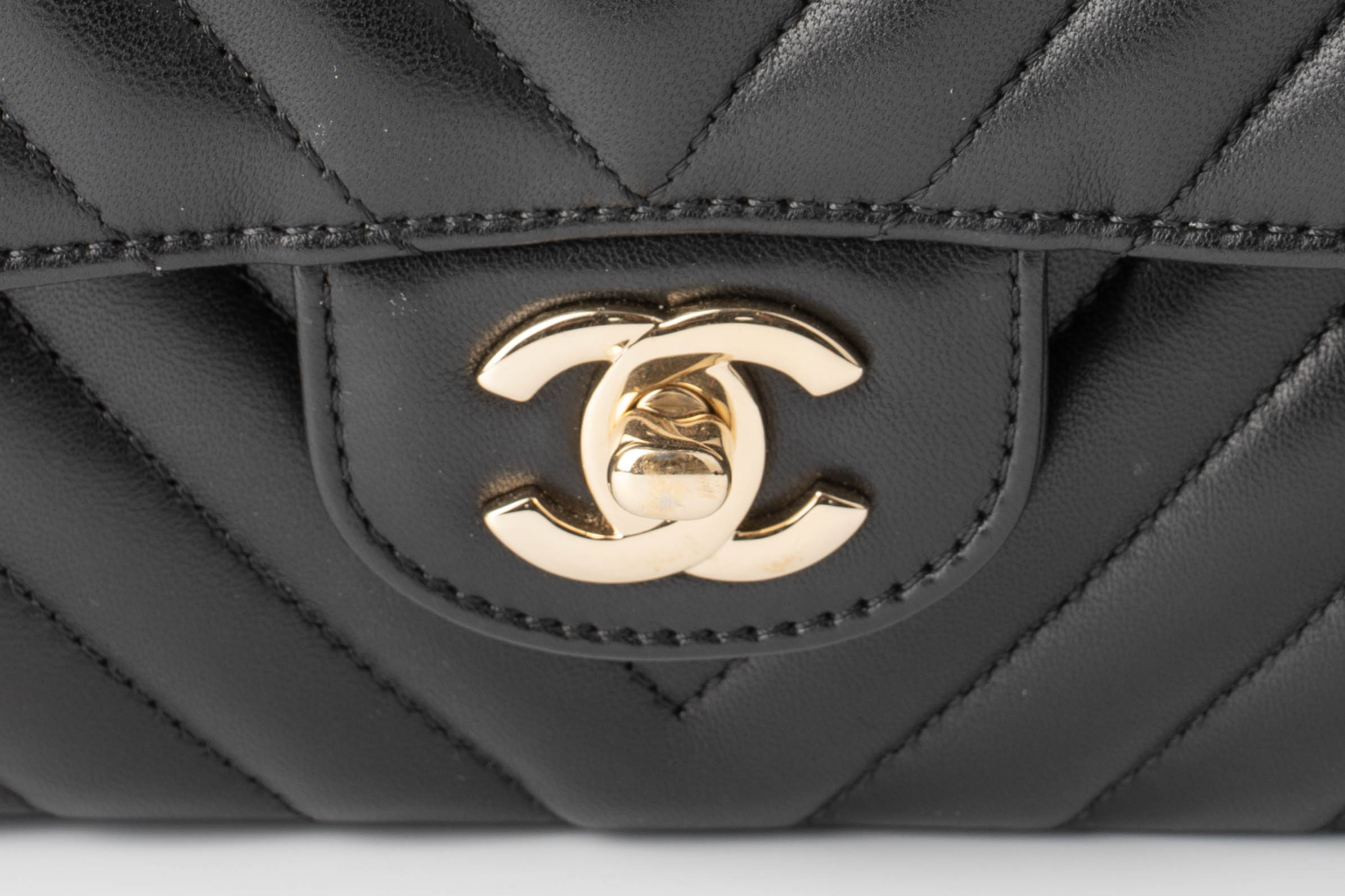 Chanel Medium Classic Flap Chevron - Luxury Shopping