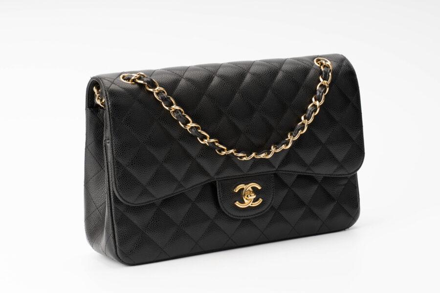 Chanel Jumbo Classic Flap Black Caviar GHW - Luxury Shopping