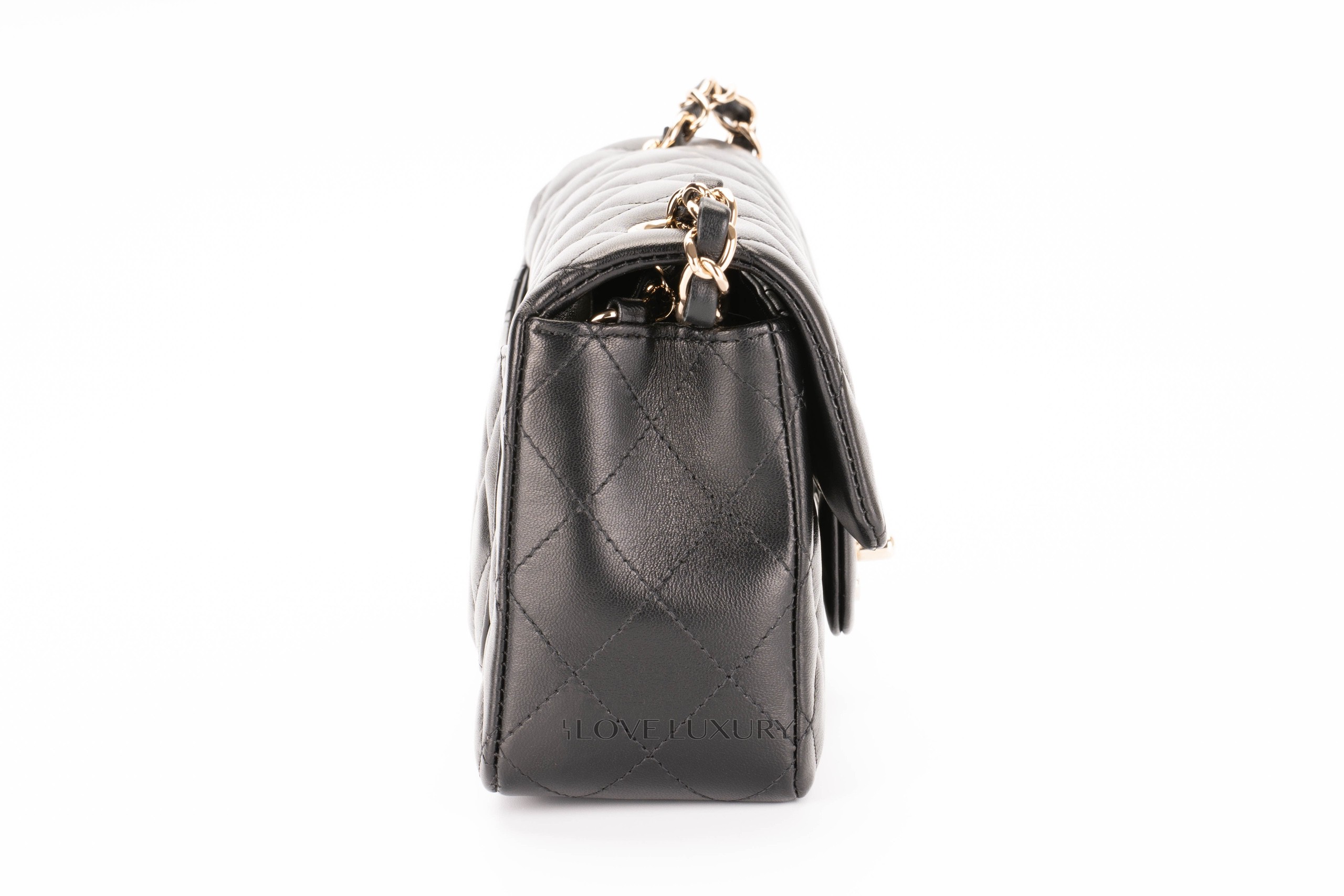 Chanel Mini Rectangle Black Lambskin - Luxury Shopping