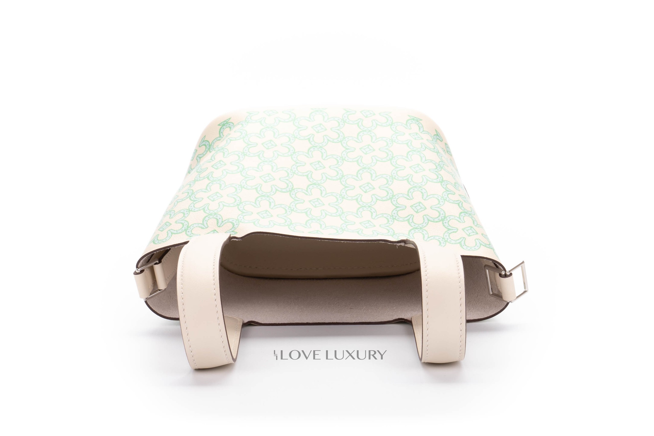 Hermès Micro Picotin Lucky Daisy Swift Nata/Vert/Blanc - Luxury Shopping