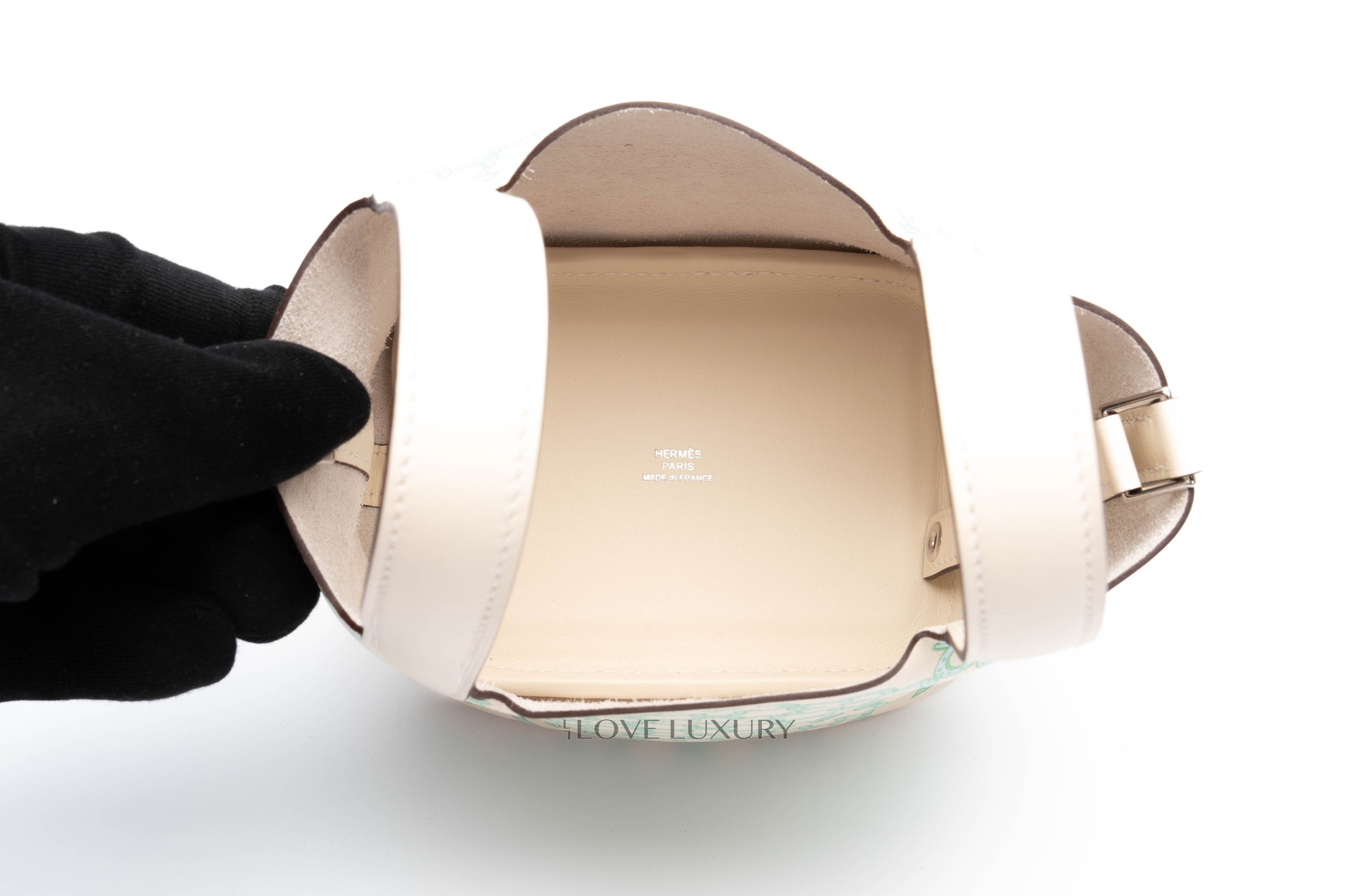 Hermès Micro Picotin Lucky Daisy Swift Nata/Vert/Blanc - Luxury Shopping