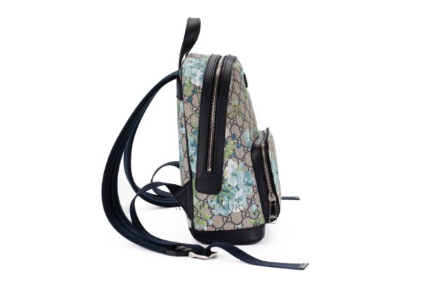 Gucci Blooms GG Supreme Backpack Blue - Luxury Shopping