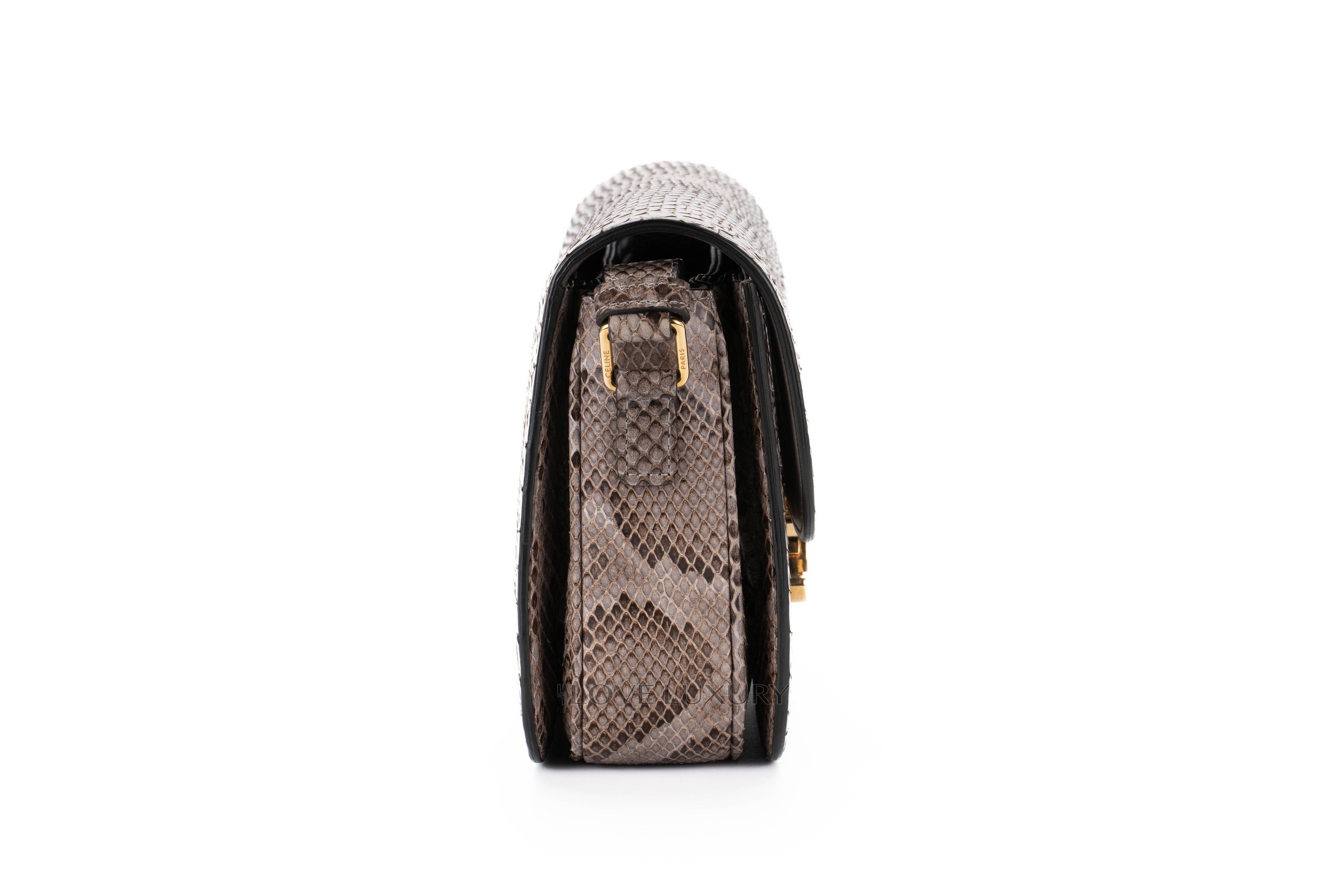 Celine Triomphe Python Patchwork Bag - Luxury Shopping
