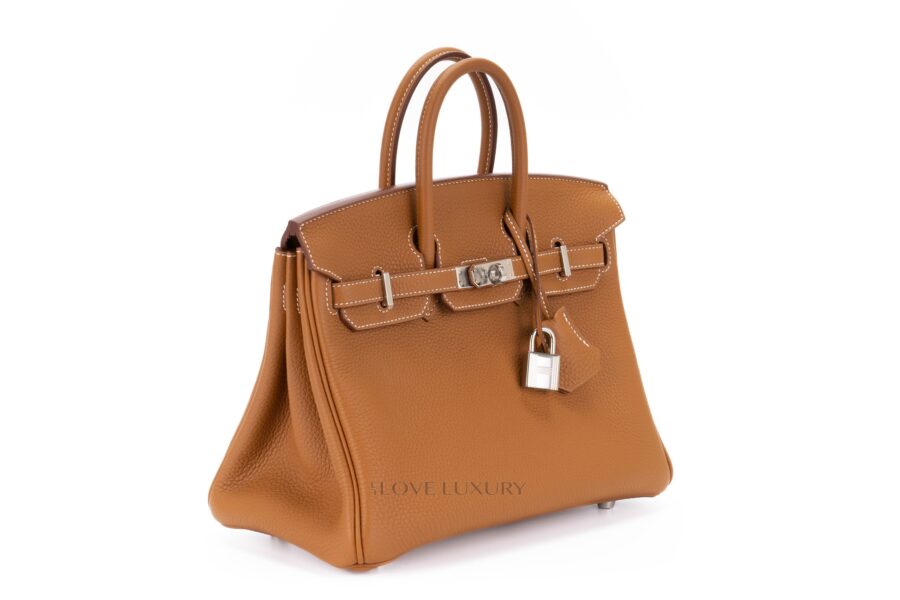 Hermès Birkin 25 Gold Togo Palladium Hardware - Luxury Shopping