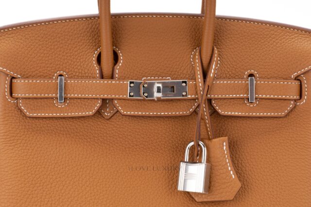 Hermès Birkin 25 Gold Togo Palladium Hardware - Luxury Shopping