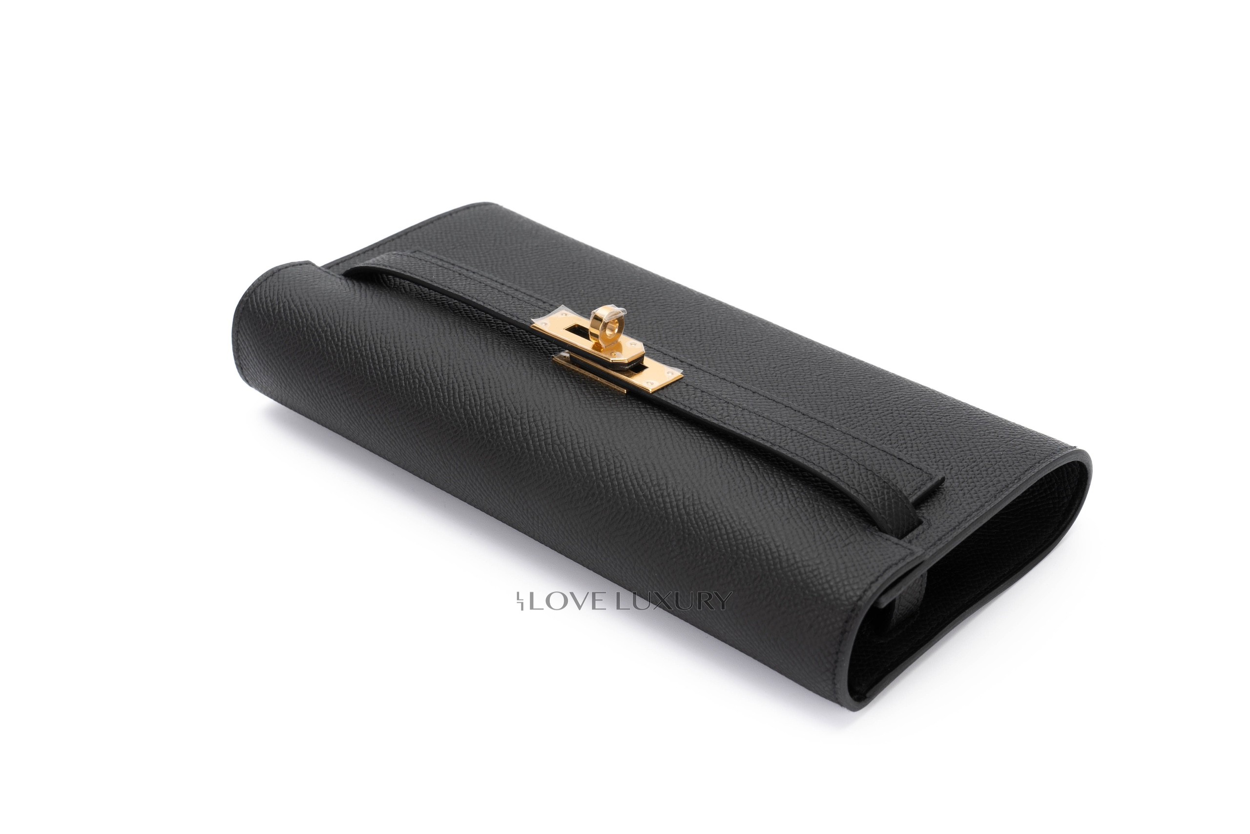 Hermès Kelly To Go Black Epsom Gold Hardware - Luxury Shopping