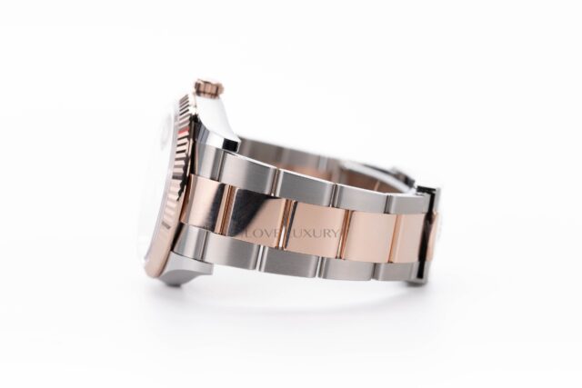 Rolex Datejust 36mm Two Tone Rose Gold & Steel Silver Motif Dial ...