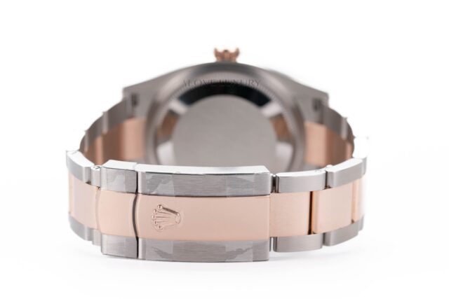 Rolex Datejust 36mm Two Tone Rose Gold & Steel Silver Motif Dial ...