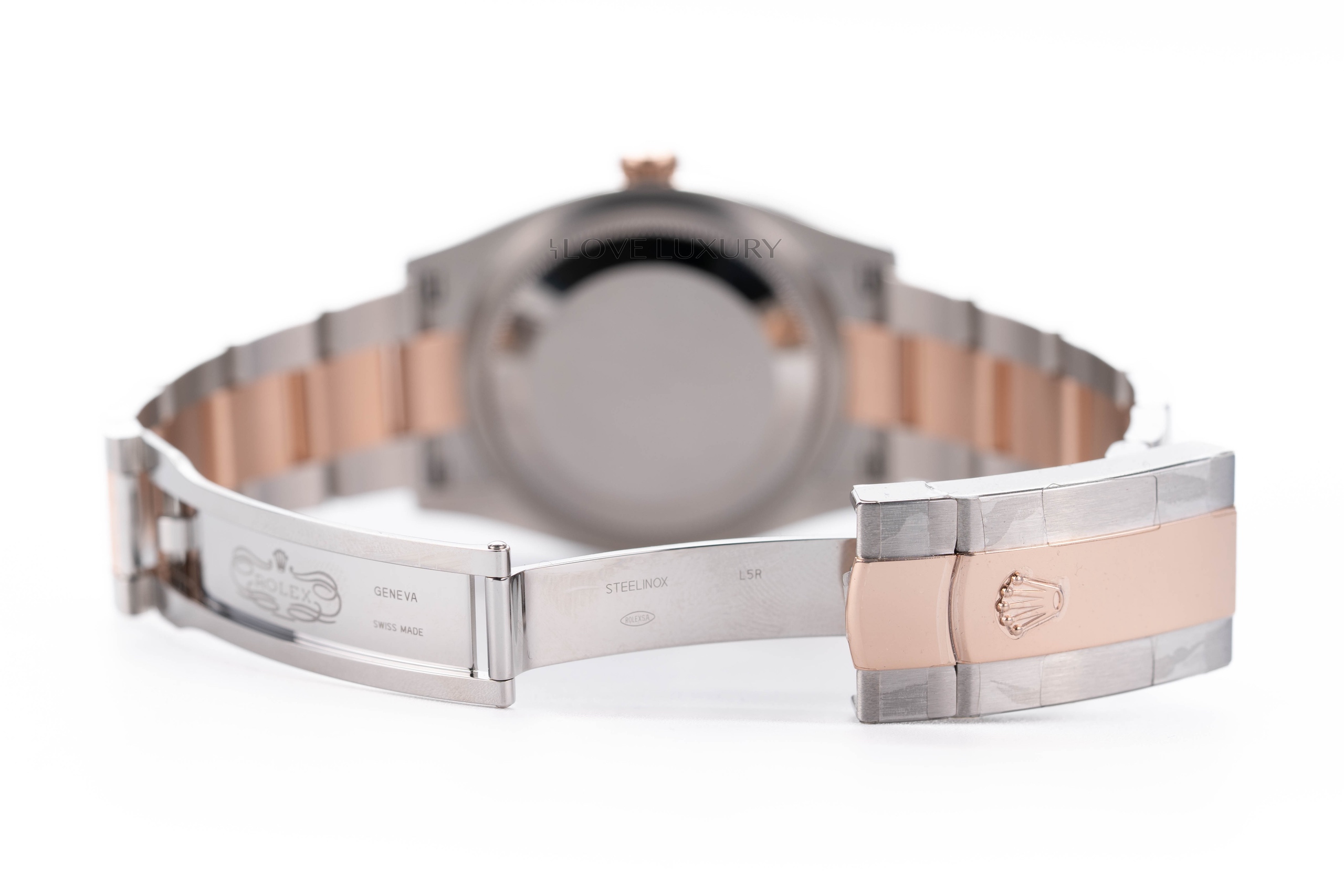 Rolex Datejust 36mm Two Tone Rose Gold & Steel Silver Motif Dial ...