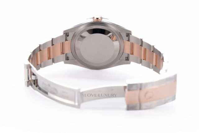 Rolex Datejust 36mm Two Tone Rose Gold & Steel Silver Motif Dial ...