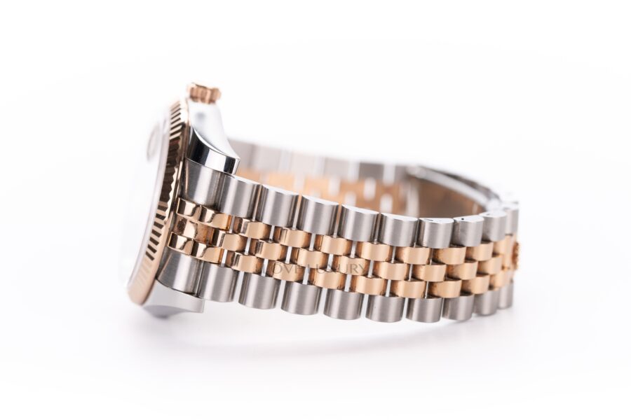 Rolex Datejust 36mm Two Tone Rose Gold & Steel White Dial – ref 116231 ...