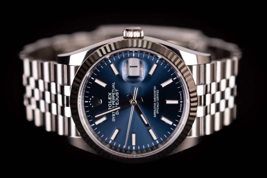 Rolex Datejust 36mm Blue Dial Jubilee Fluted [2023] – 126234 - Luxury ...