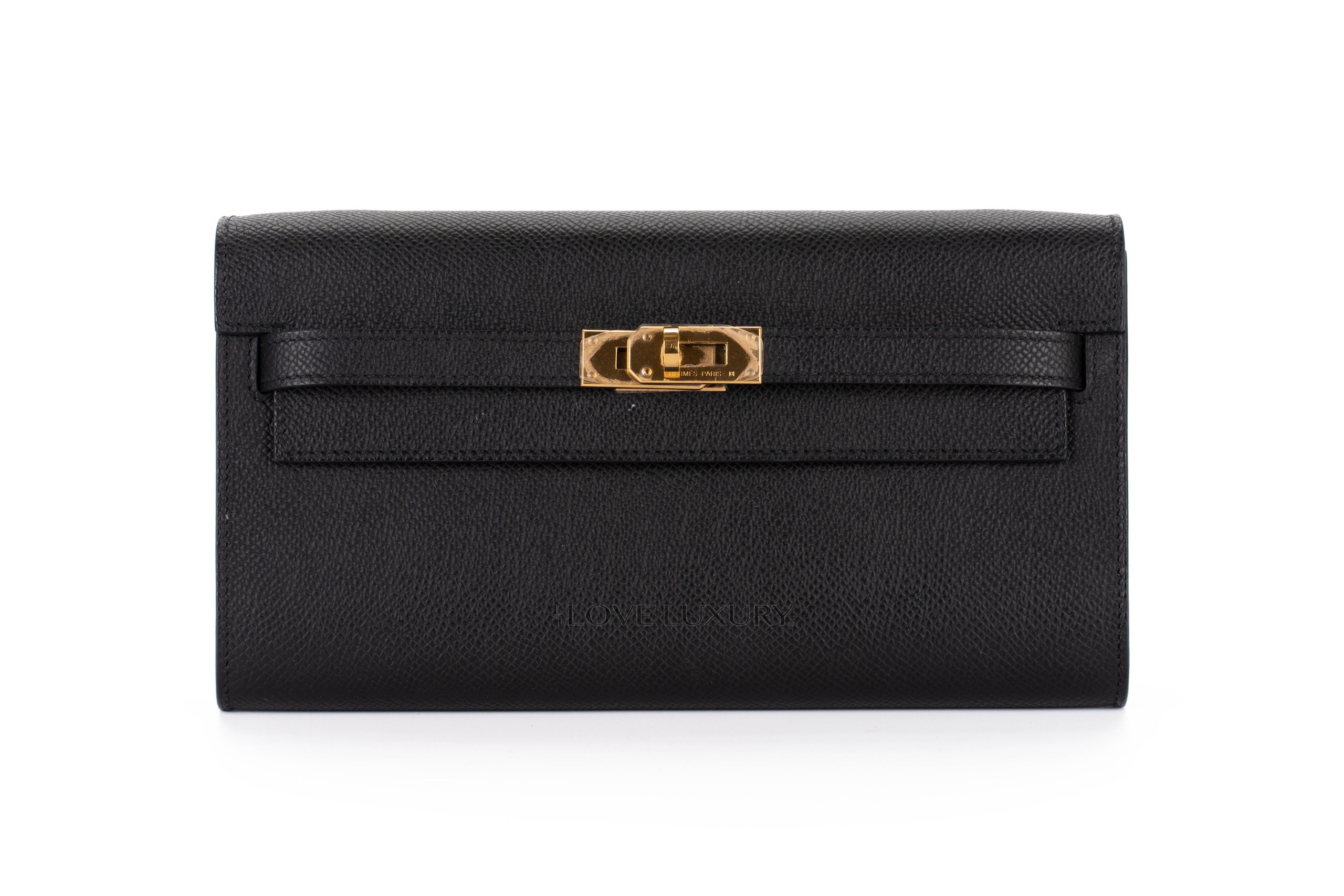 Hermès Kelly To Go Black Epsom Leather Gold Hardware - Luxury Shopping