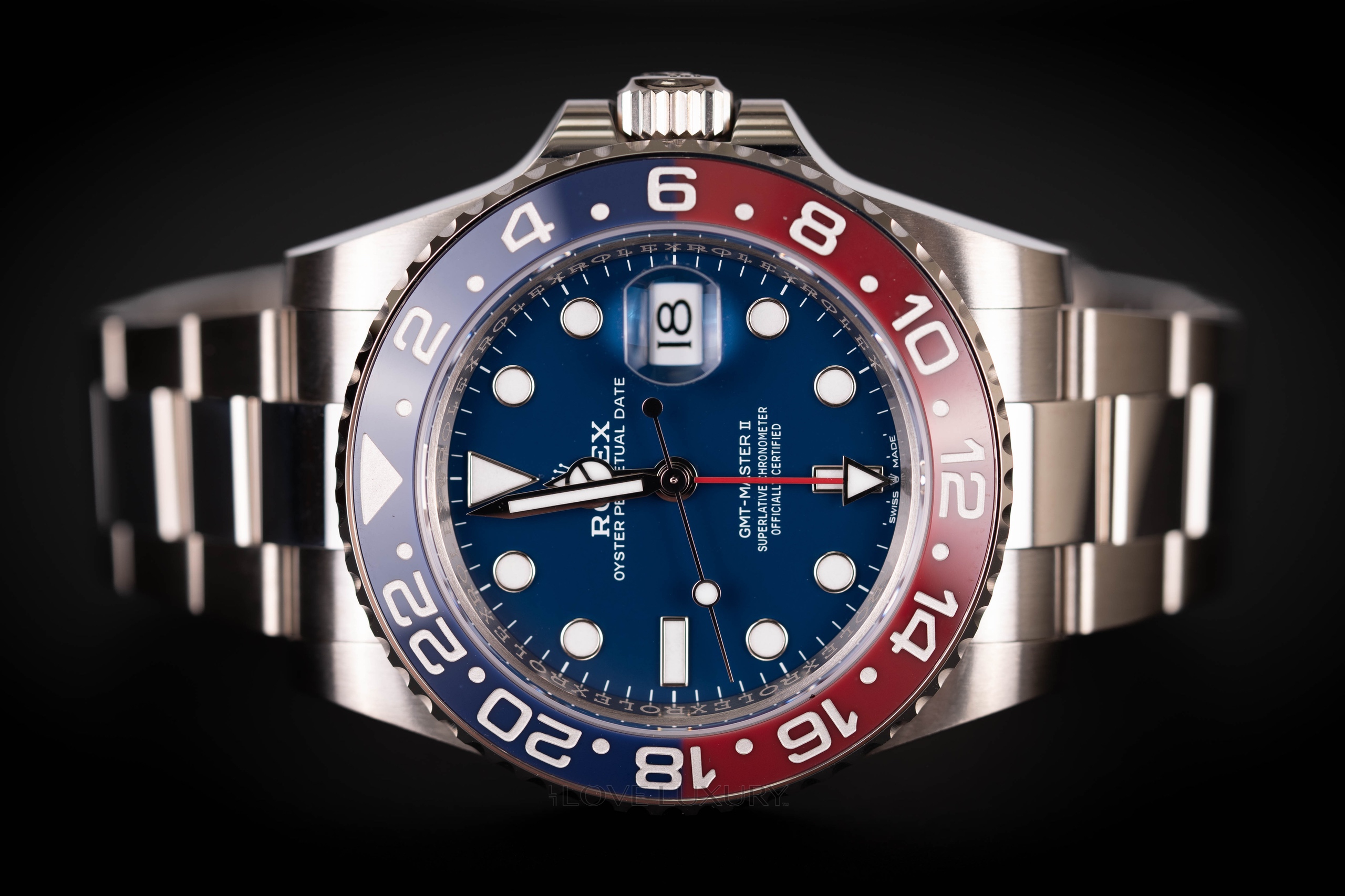 Rolex GMT-Master II White Gold ‘Pepsi’ 40mm Blue Dial – ref 126719BLRO ...