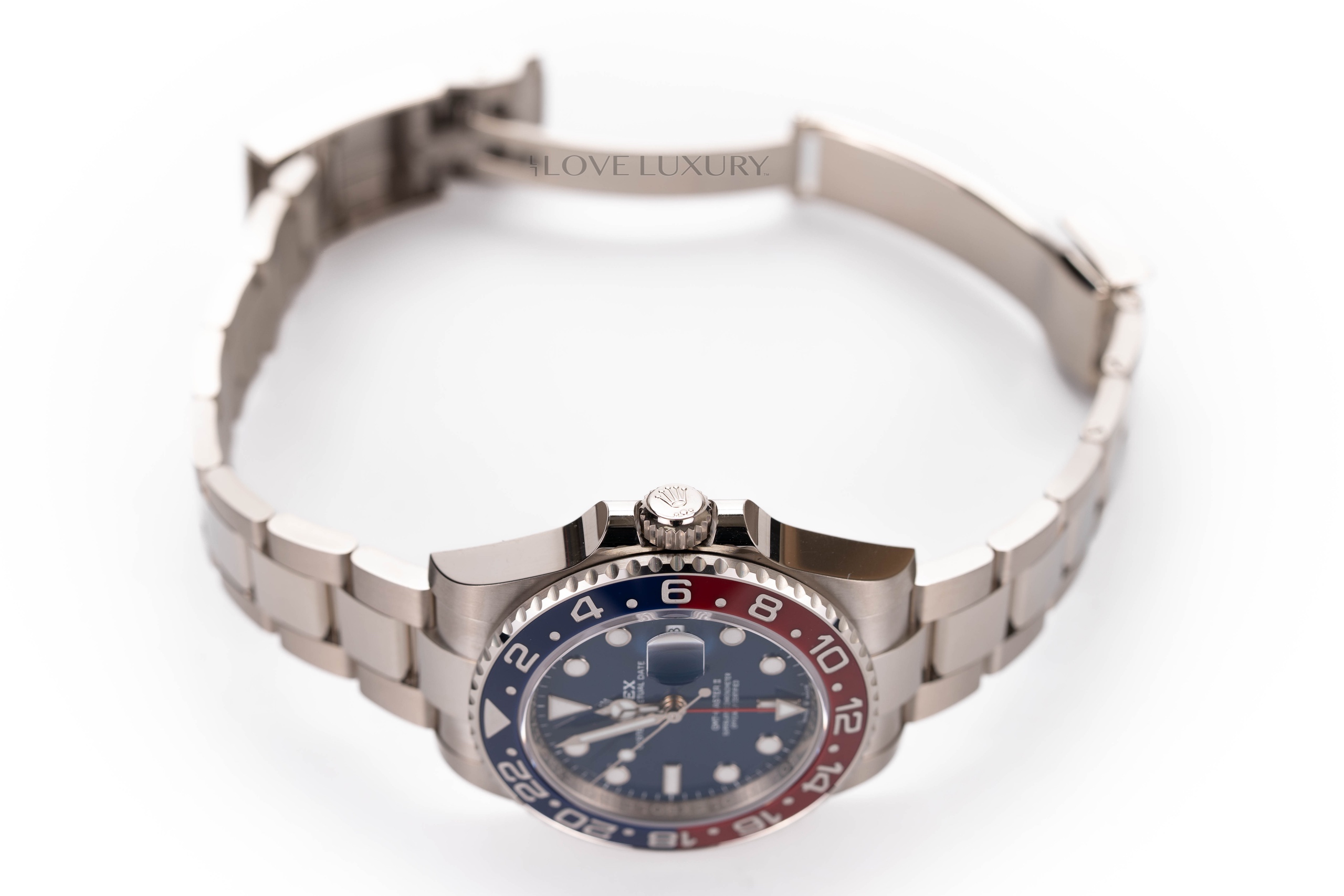 Rolex GMT-Master II White Gold ‘Pepsi’ 40mm Blue Dial – ref 126719BLRO ...
