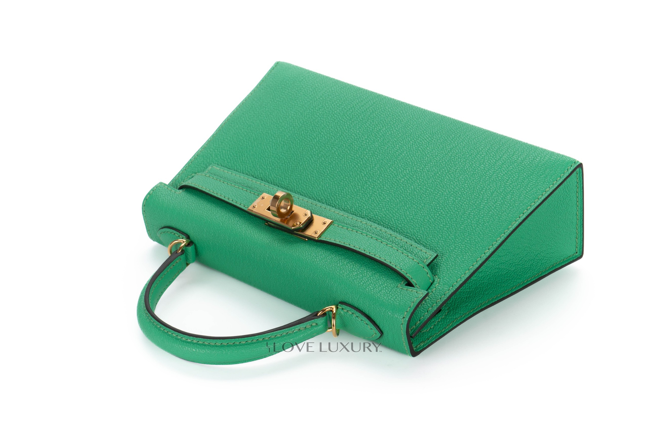 Hermès Mini Kelly Vert Comics Chevre Ghw - Luxury Shopping