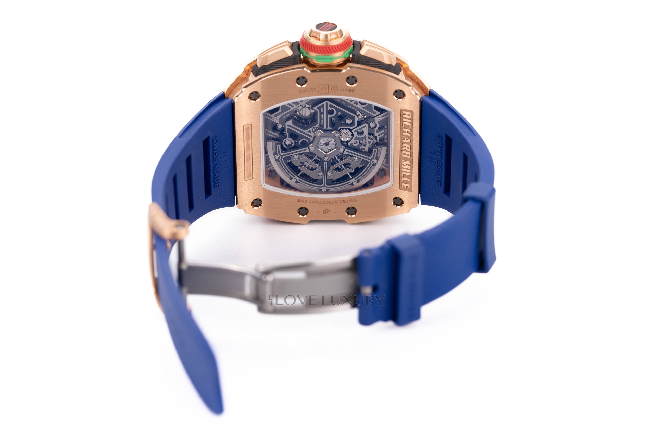 Richard Mille Chronograph Rose Gold – RM65-01 - Luxury Shopping