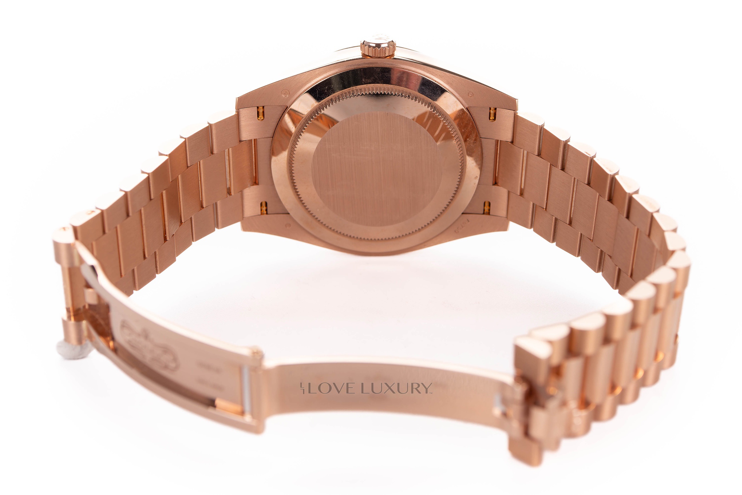 Rolex Day-Date 40 Rose Gold Olive Dial 50th Anniversary – ref 228235 ...