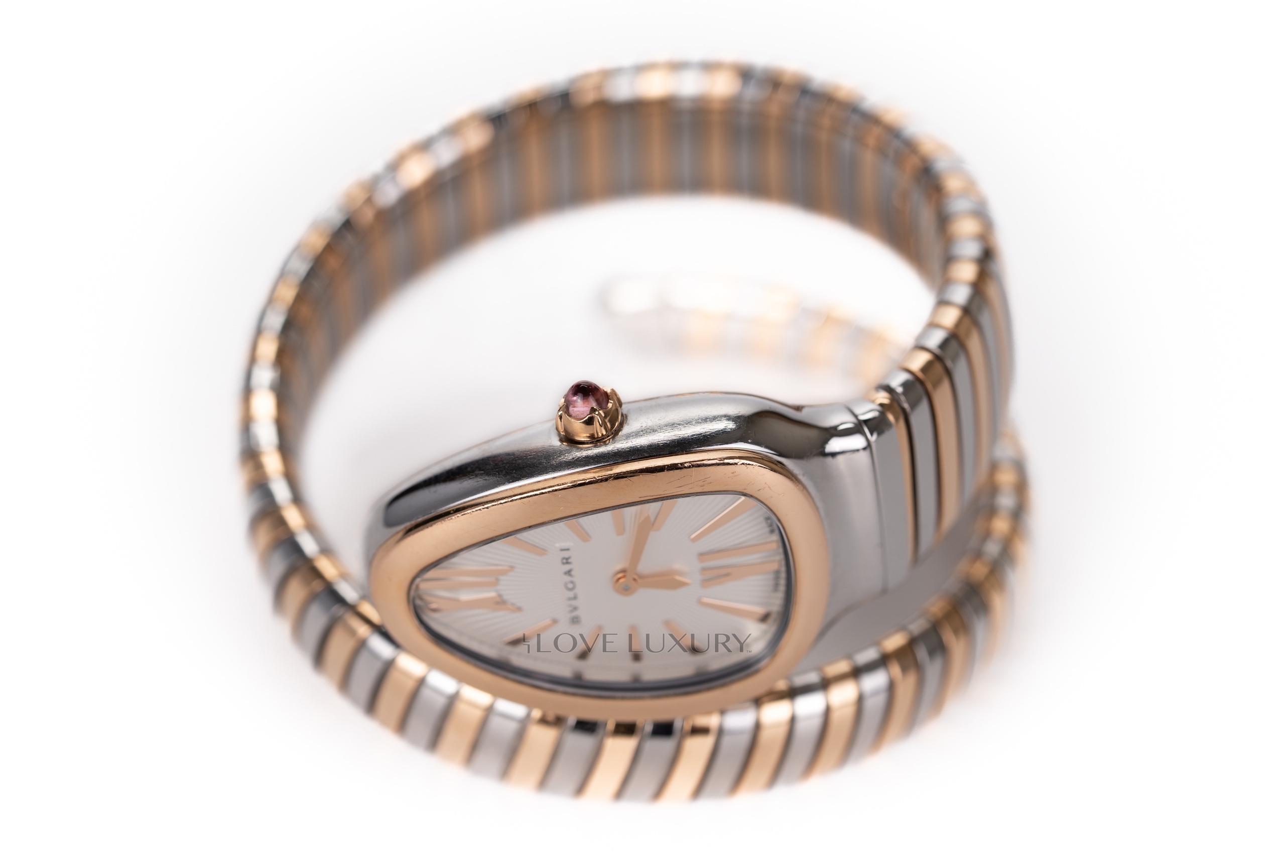 Bvlgari Serpenti Tubogas Rose Gold & Steel – 103708 - Luxury Shopping