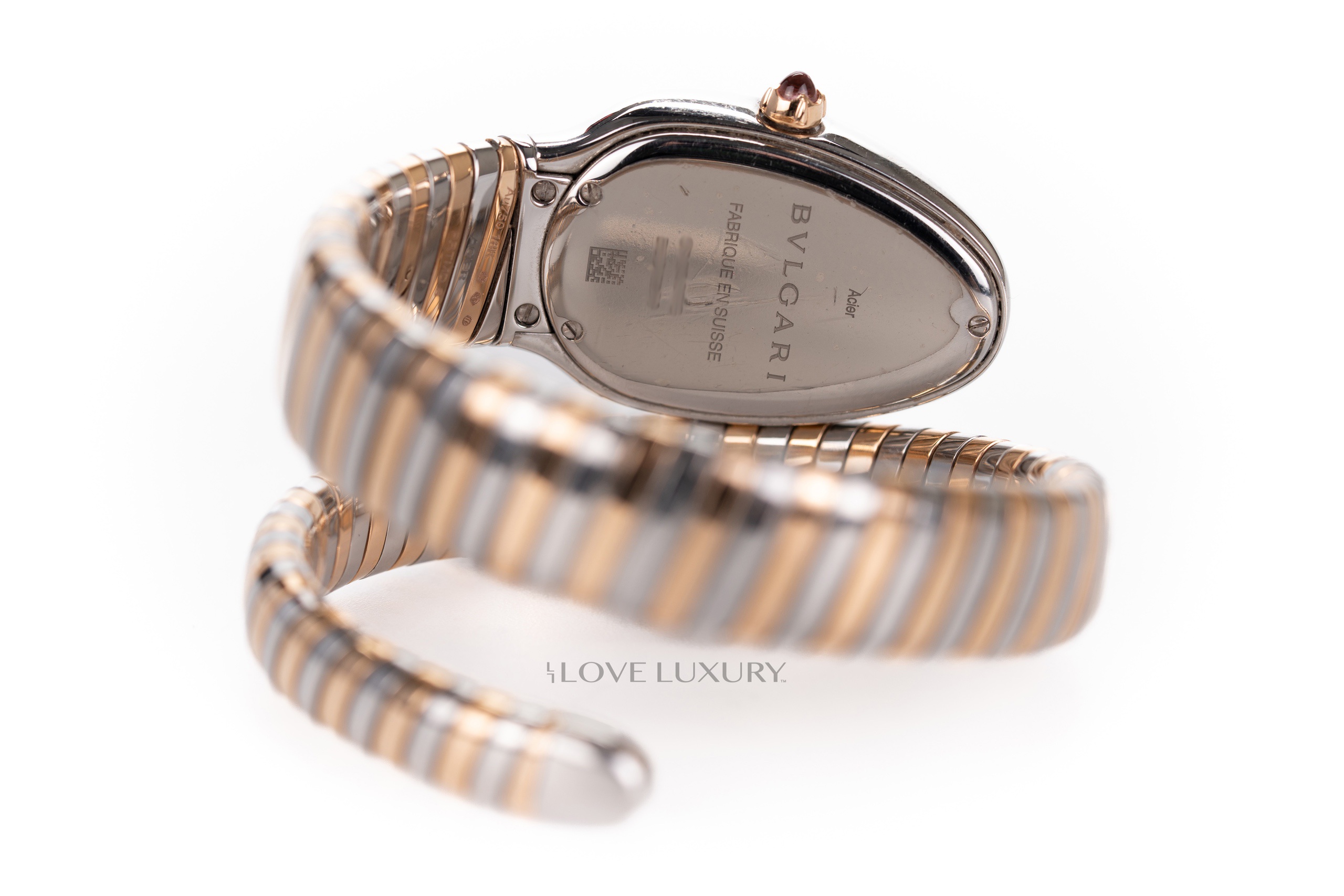 Bvlgari Serpenti Tubogas Rose Gold & Steel – 103708 - Luxury Shopping