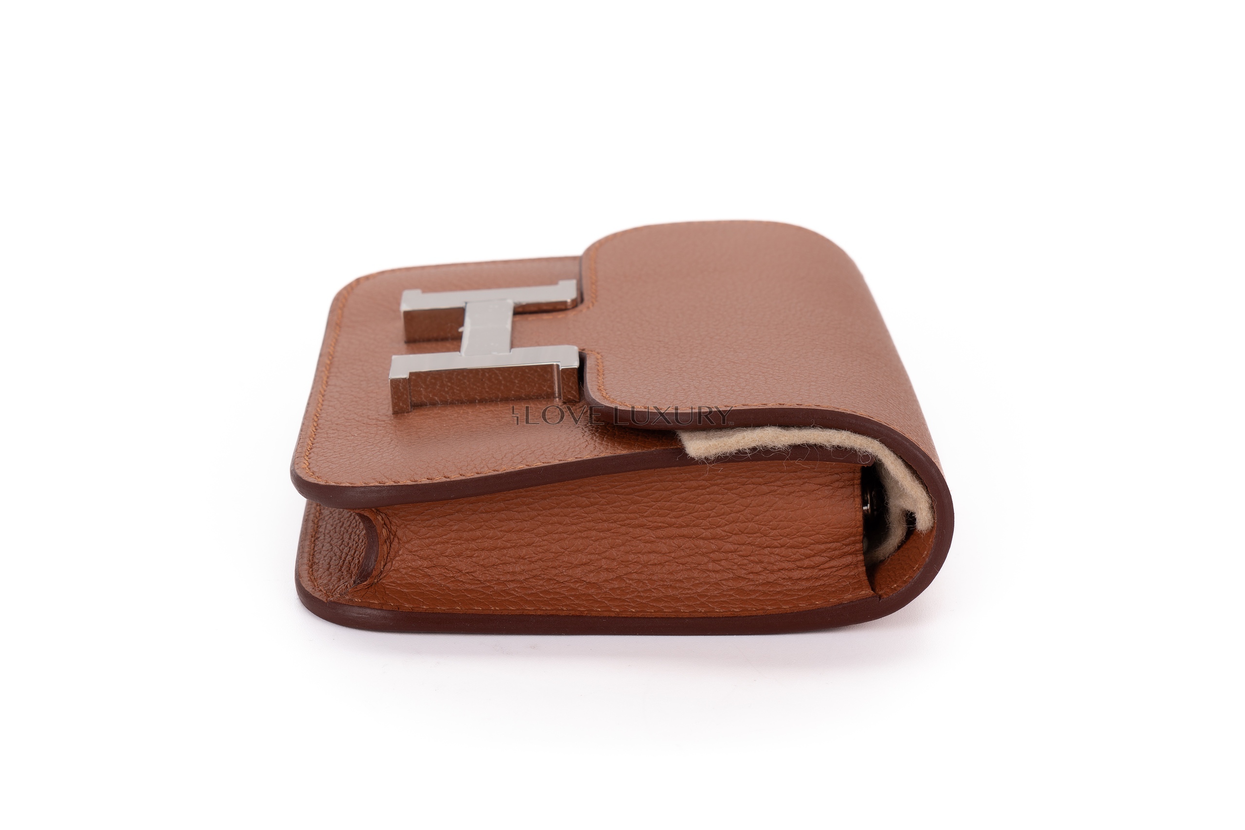 Hermès Constance Slim Compact Gold / Vert Fizz - Luxury Shopping