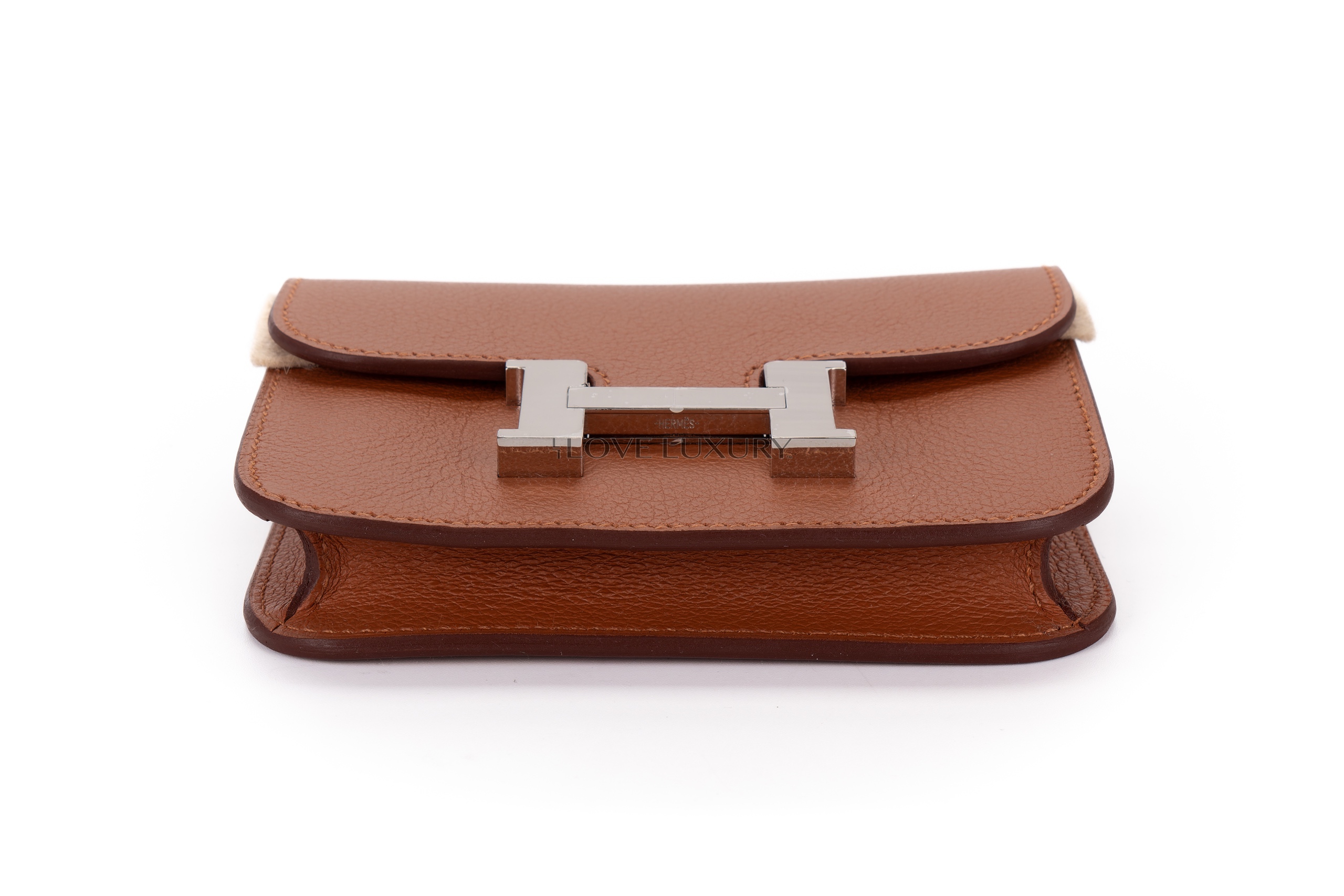 Hermès Constance Slim Compact Gold / Vert Fizz - Luxury Shopping