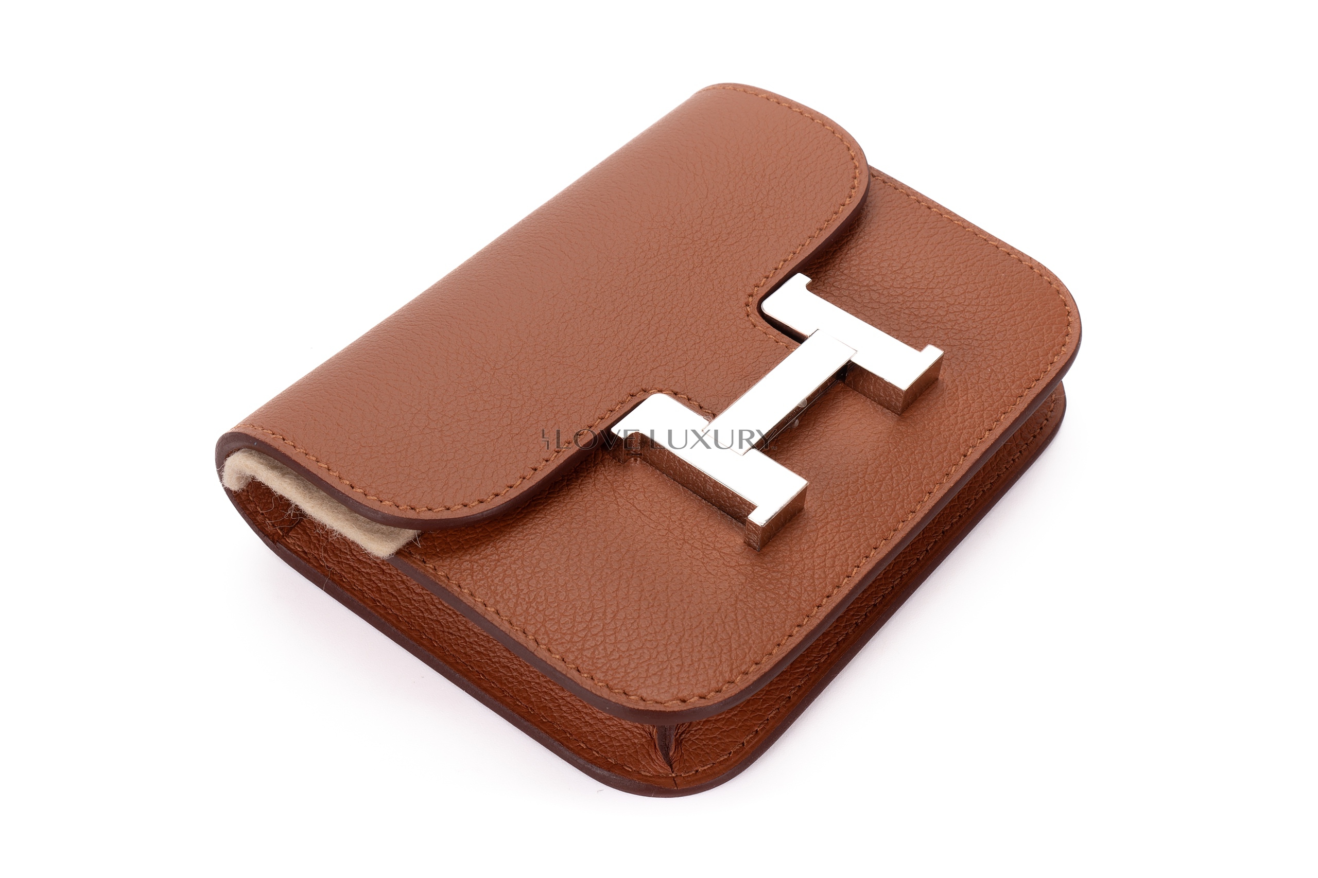 Hermès Constance Slim Compact Gold / Vert Fizz - Luxury Shopping