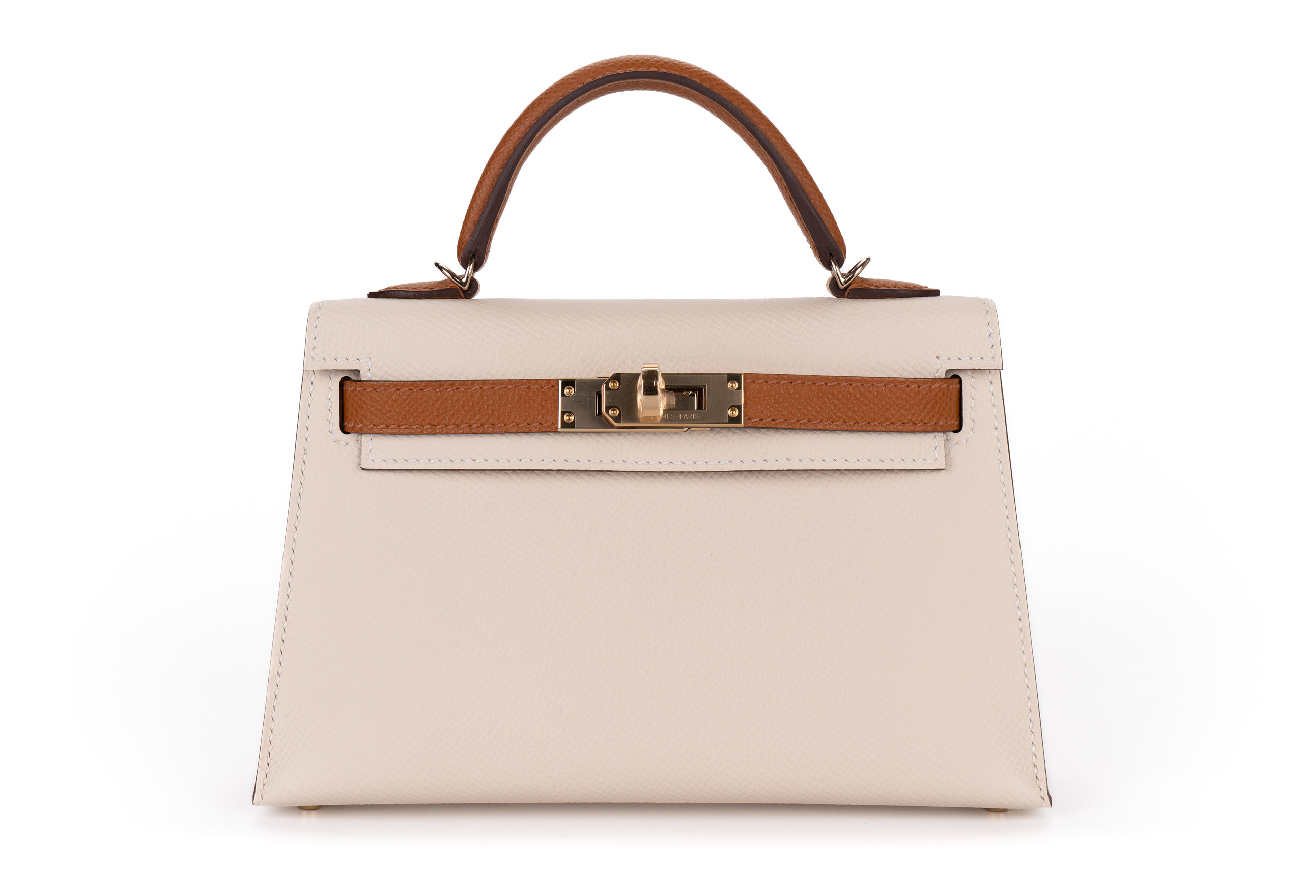 Hermès Mini Kelly HSS Gold and Craie Epsom Permabrass Hardware - Luxury ...