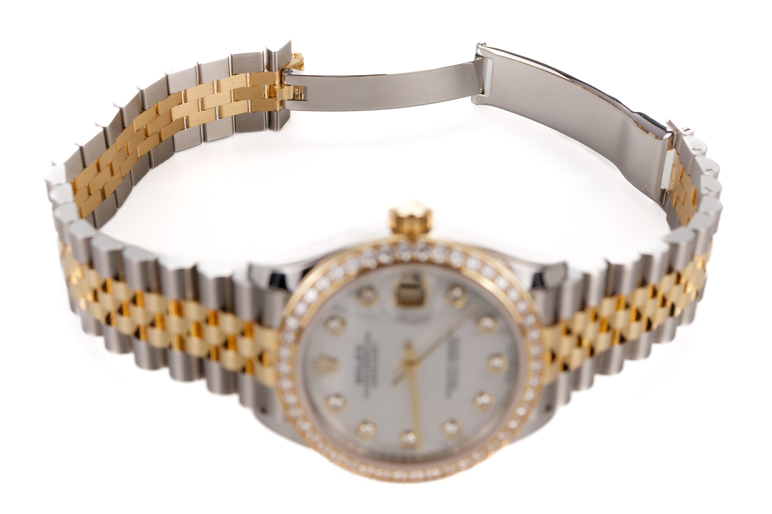 Rolex Datejust 31mm Two Tone Yellow Gold & Steel Diamond MOP Dial – ref ...