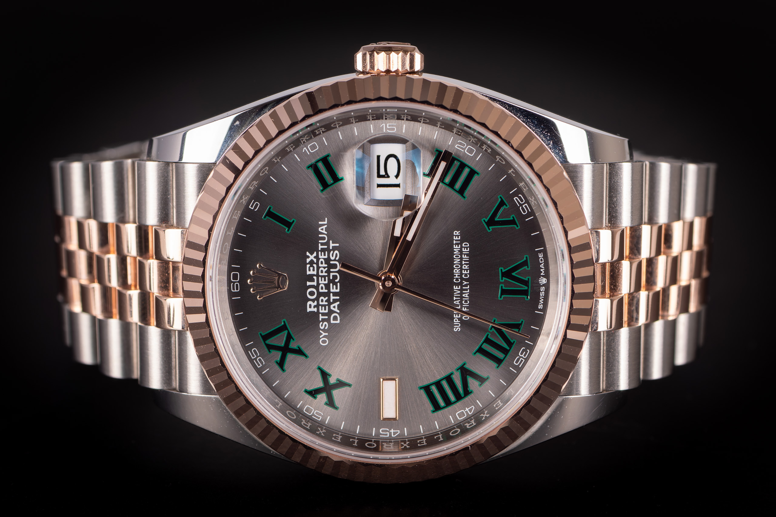 Rolex Datejust 36 Two Tone Rose Gold & Steel Wimbledon – 126231 ...