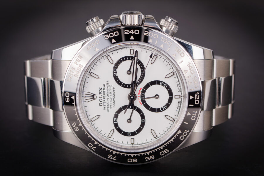 Rolex Cosmograph Daytona Panda Ceramic White Dial Steel 40mm – ref ...