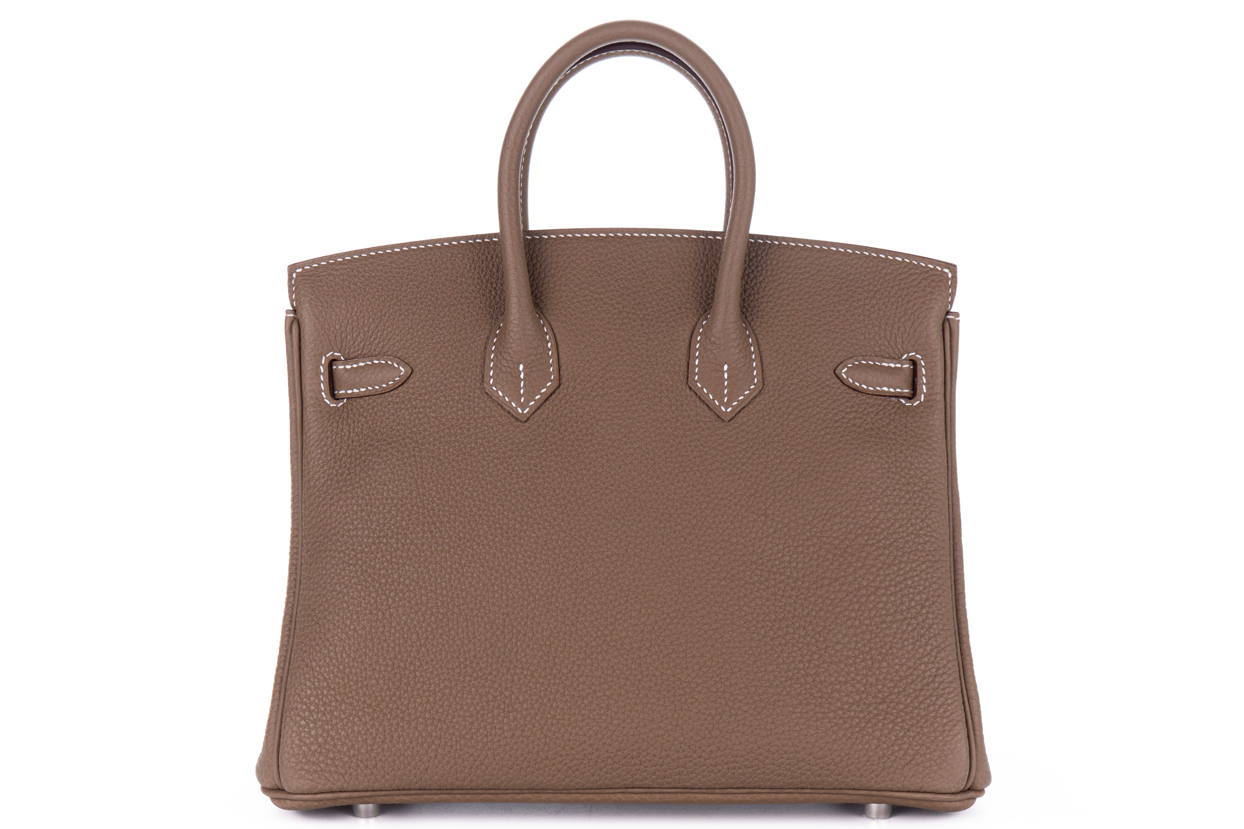 Hermès Birkin 25 Etoupe Togo Palladium Hardware - Luxury Shopping