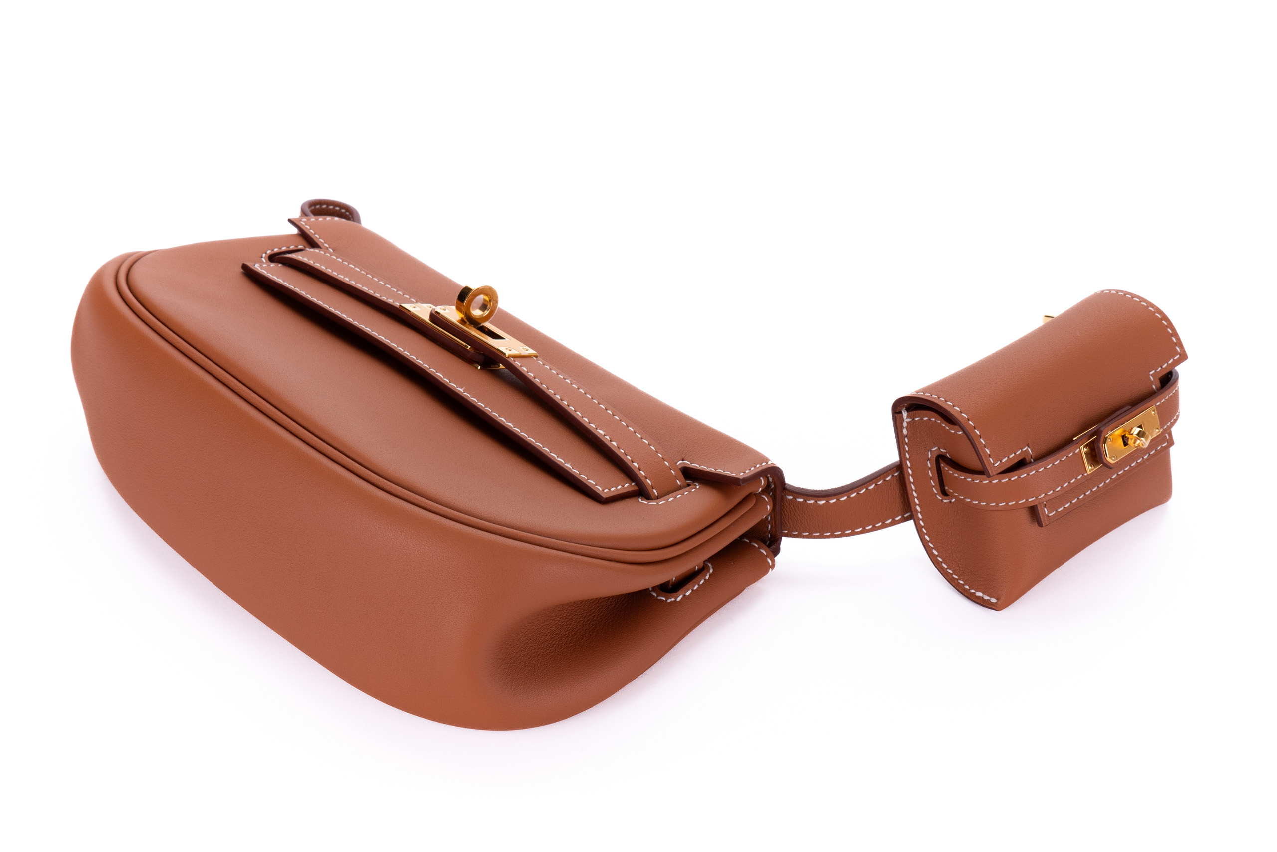 Hermès Kelly Moove Gold Swift Gold Hardware - Luxury Shopping