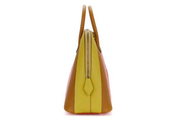 Hermès Bolide 30 Rainbow Epsom 1923 Palladium Hardware - Luxury Shopping