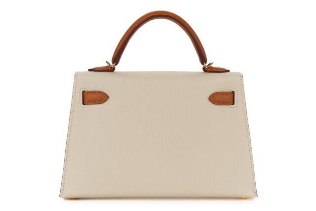 Hermès Mini Kelly HSS Craie / Gold Epsom Gold Hardware - Luxury Shopping