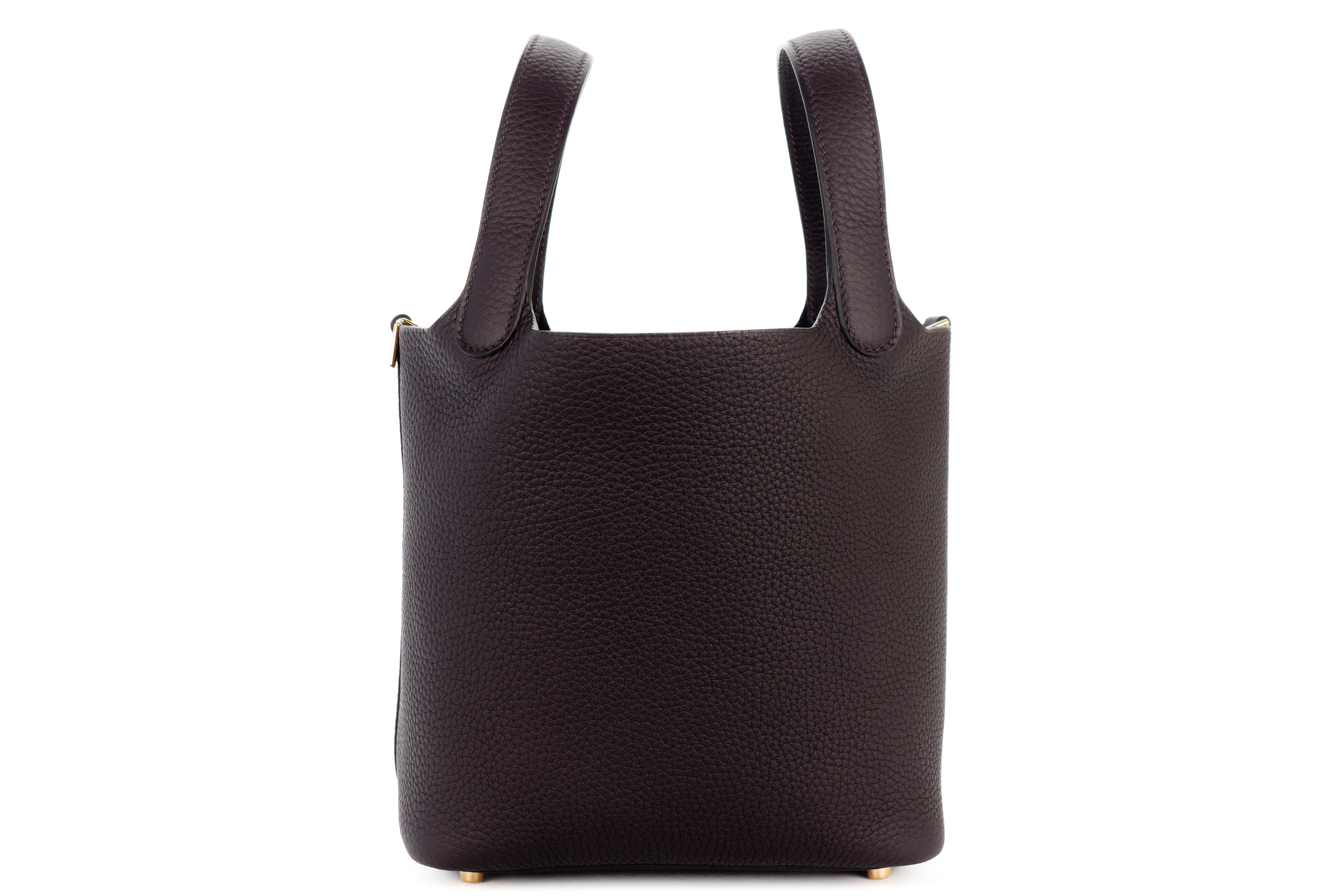 Hermès Picotin 18 Prunoir Clemence Gold Hardware - Luxury Shopping