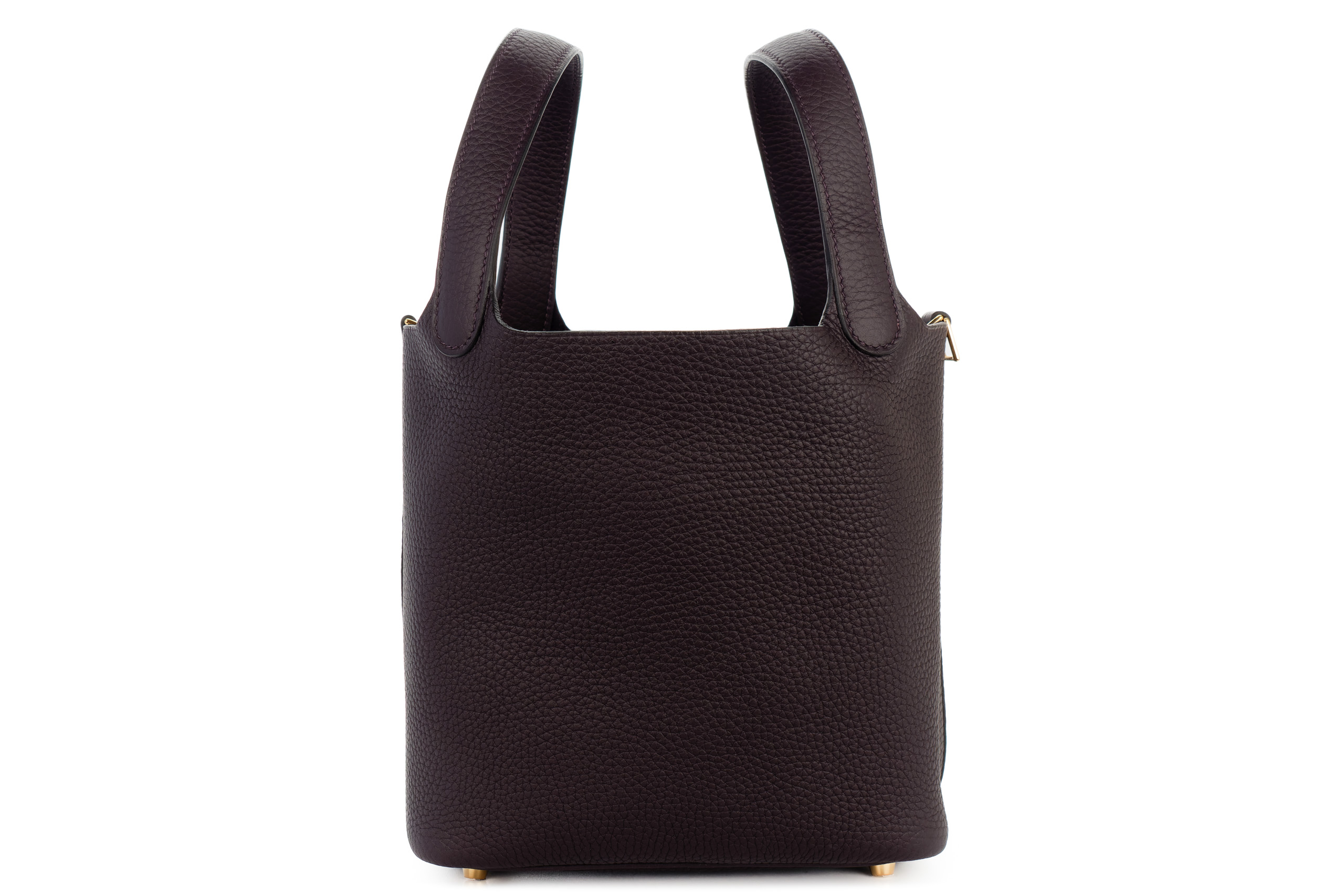 Hermès Picotin 18 Prunoir Clemence Gold Hardware - Luxury Shopping