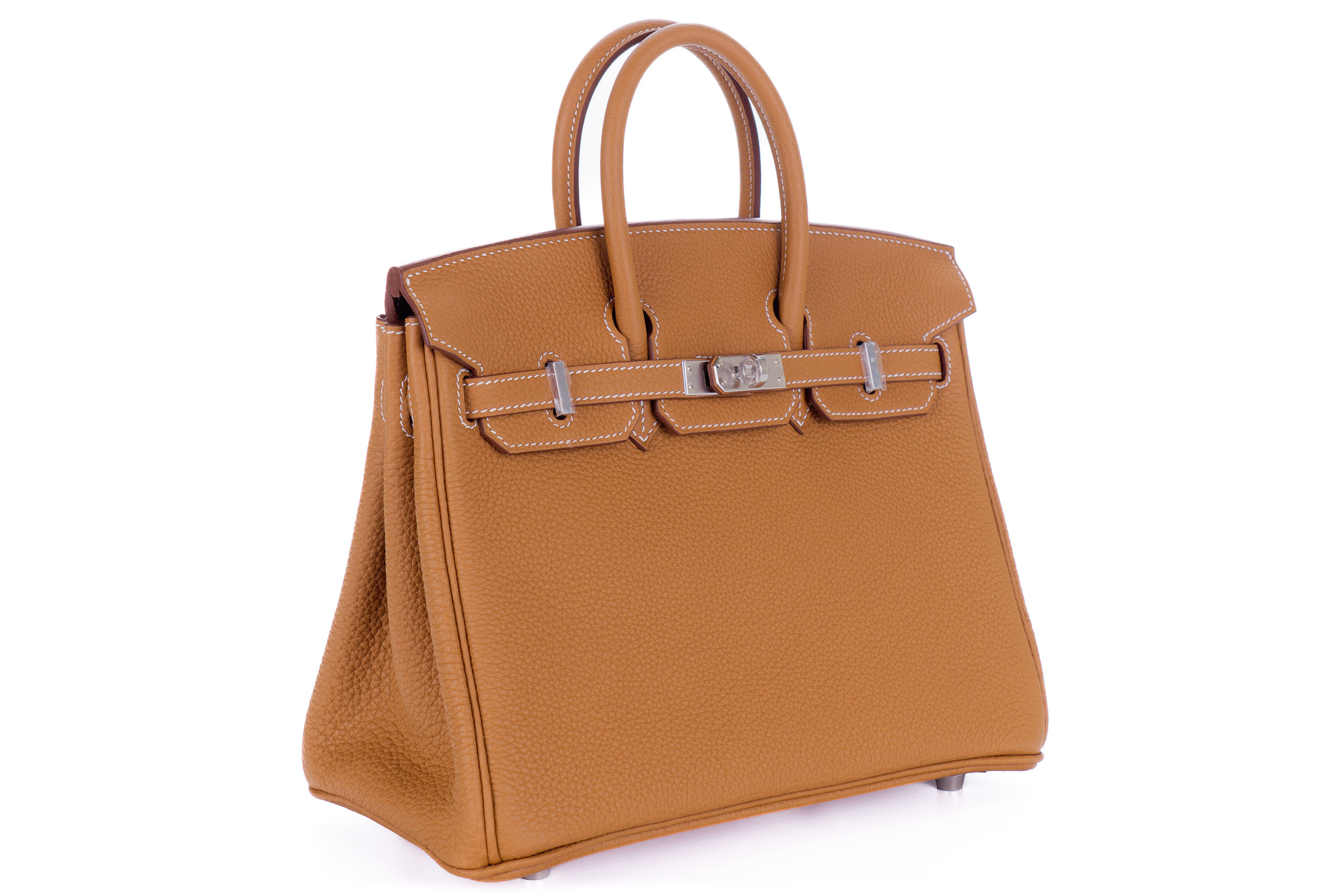 Hermès Birkin 25 Gold Togo Palladium Hardware - Luxury Shopping