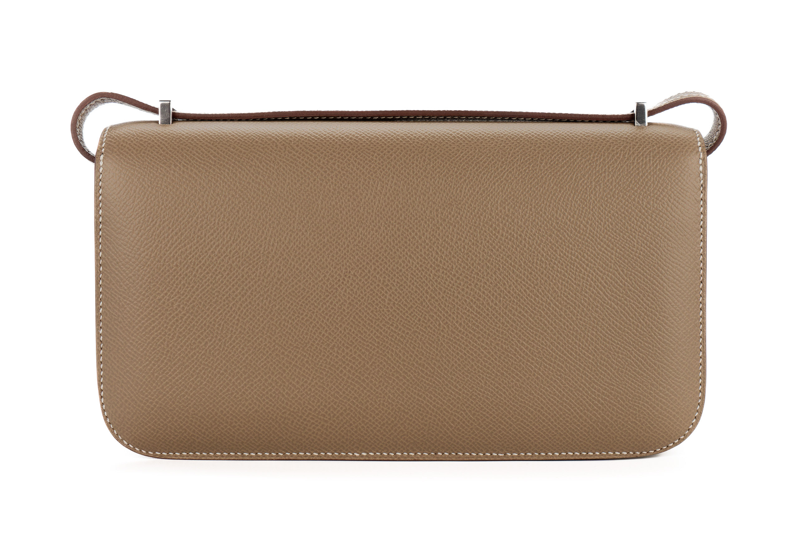 Hermès Constance Elan Etoupe Epsom Palladium Hardware - Luxury Shopping