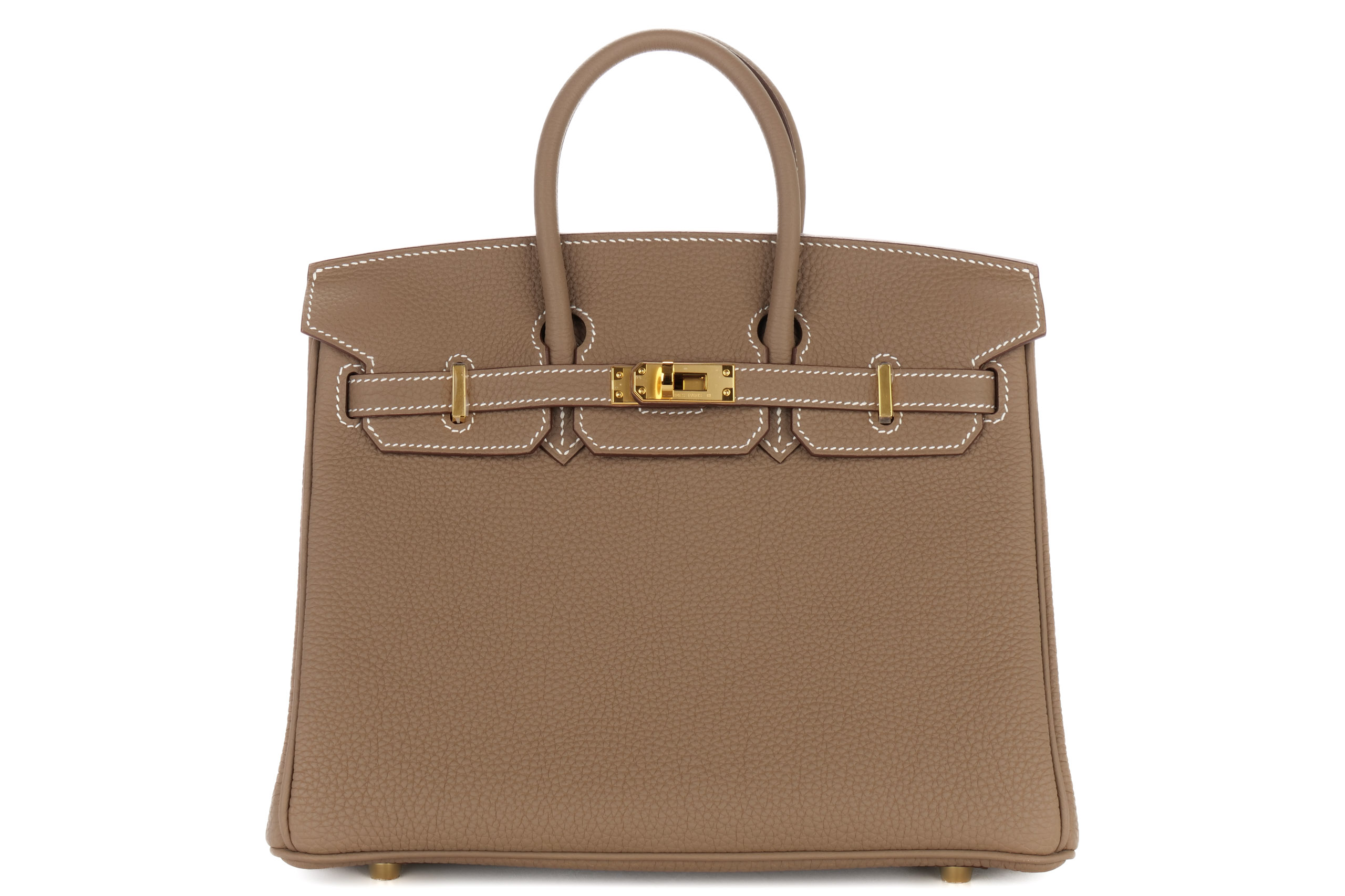 Hermès Birkin 25 Etoupe Togo Gold Hardware - Luxury Shopping