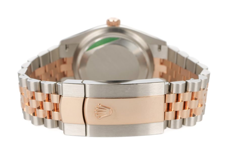 Rolex DateJust 36 Silver Palm Motif Dial Flutted Dial and Jubilee ...