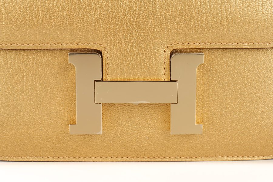 Hermès Constance 18 Dore Chevre Chamkila Gold Hardware - Luxury Shopping