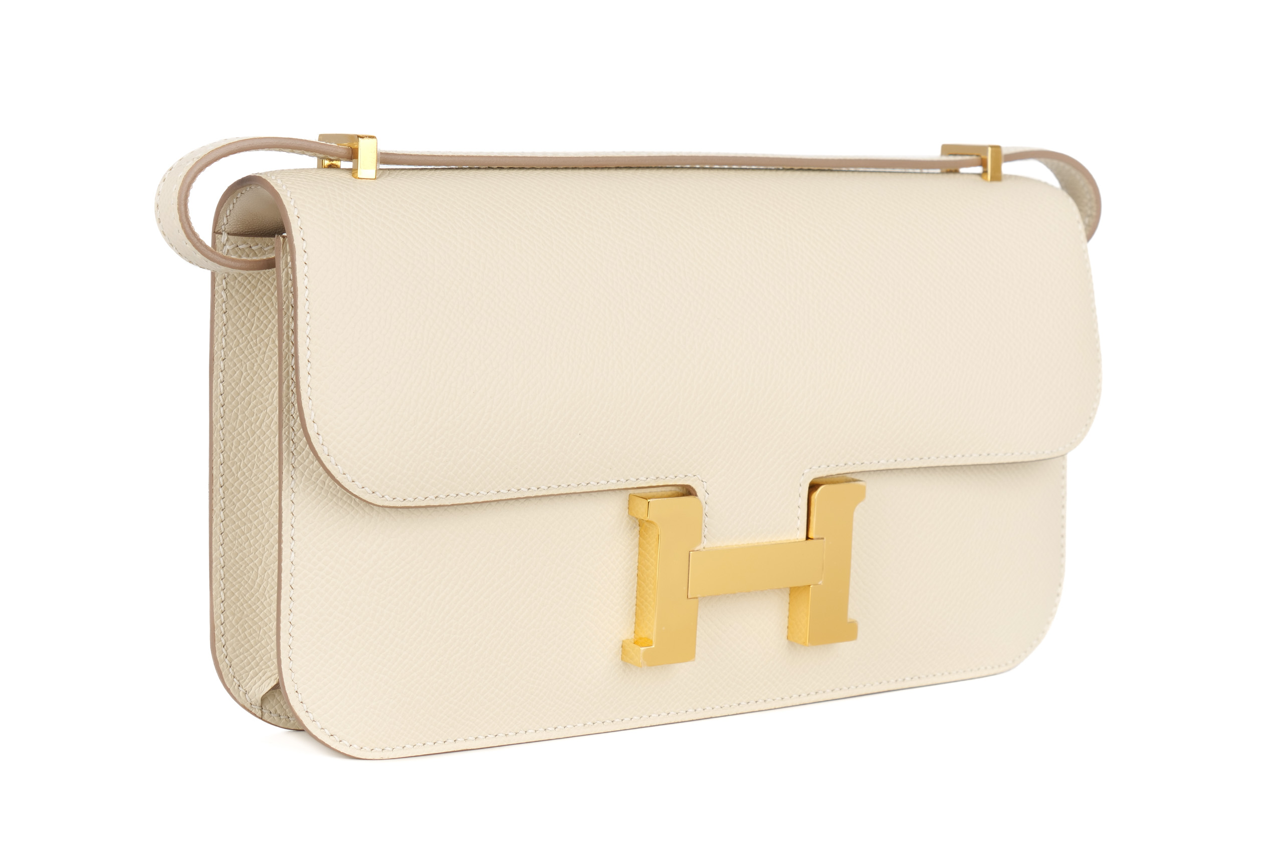 Hermès Constance Elan Craie Epsom Gold Hardware - Luxury Shopping