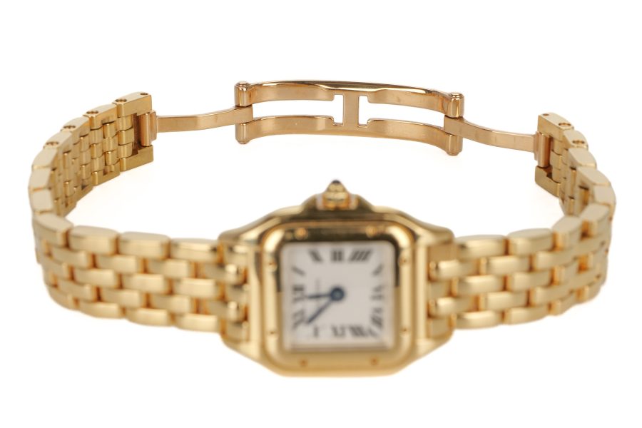 Cartier Mini Panthere Watch Quatrz 18ct Yellow Gold WGPN0036 - Luxury ...