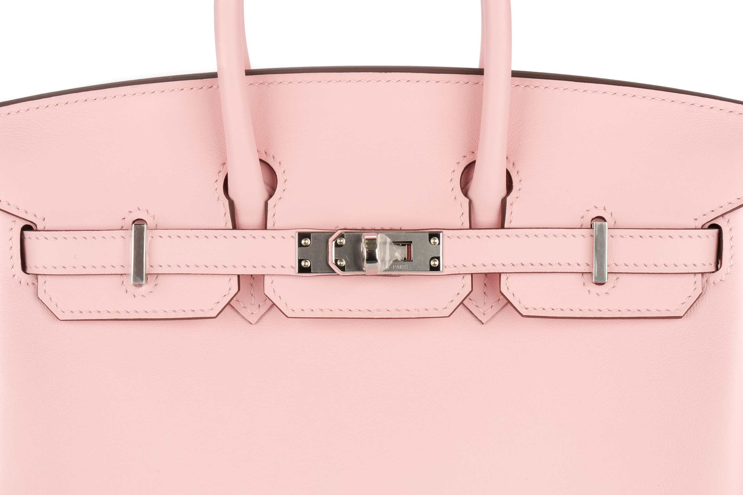 Hermès Birkin 25 Rose Sakura Swift Palladium Hardware - Luxury Shopping