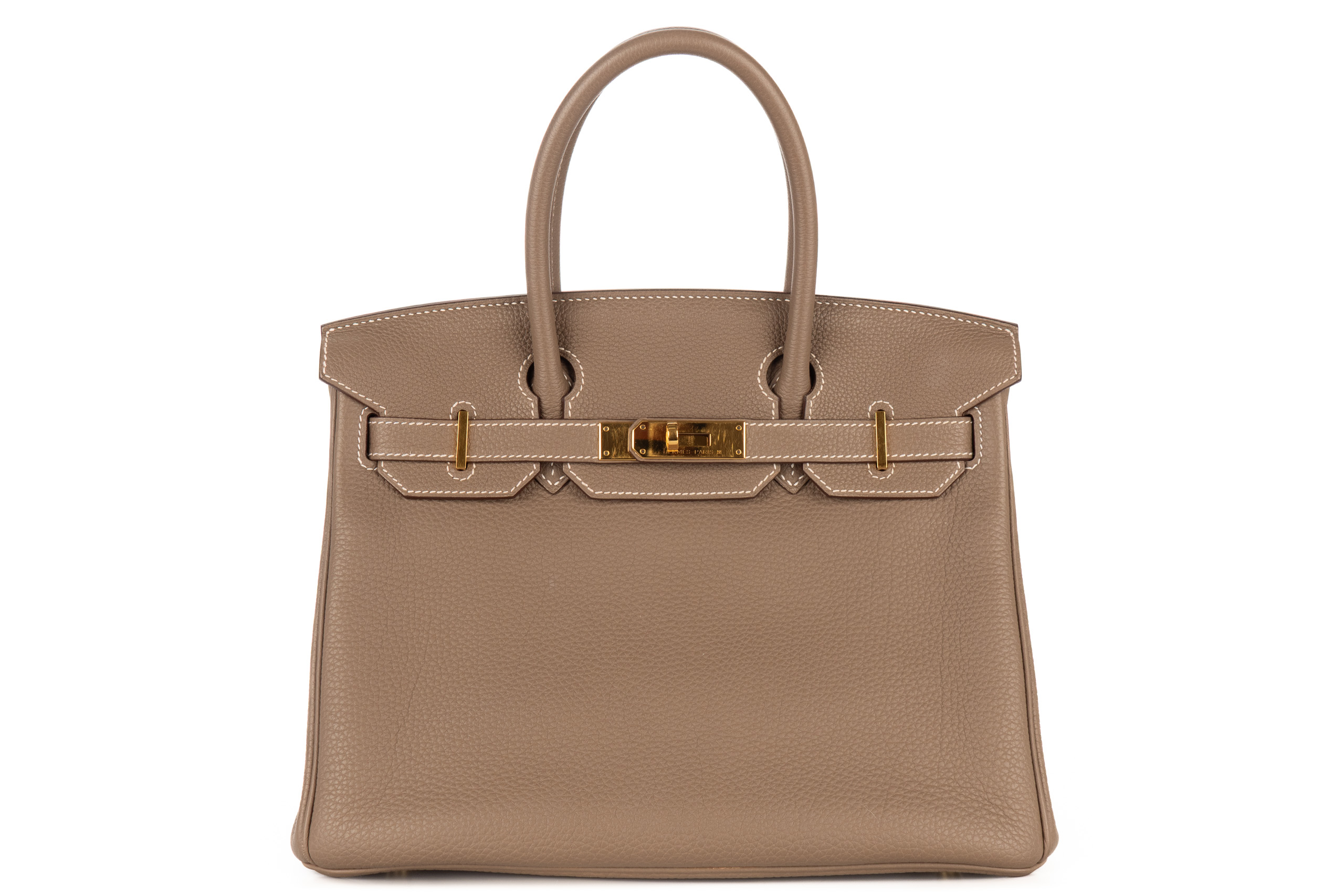 Hermès Birkin 30 Etoupe Togo Gold Hardware - Luxury Shopping