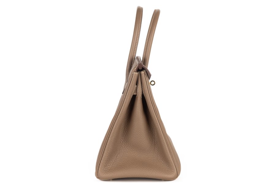 Hermès Birkin 30 Etoupe Togo Gold Hardware - Luxury Shopping
