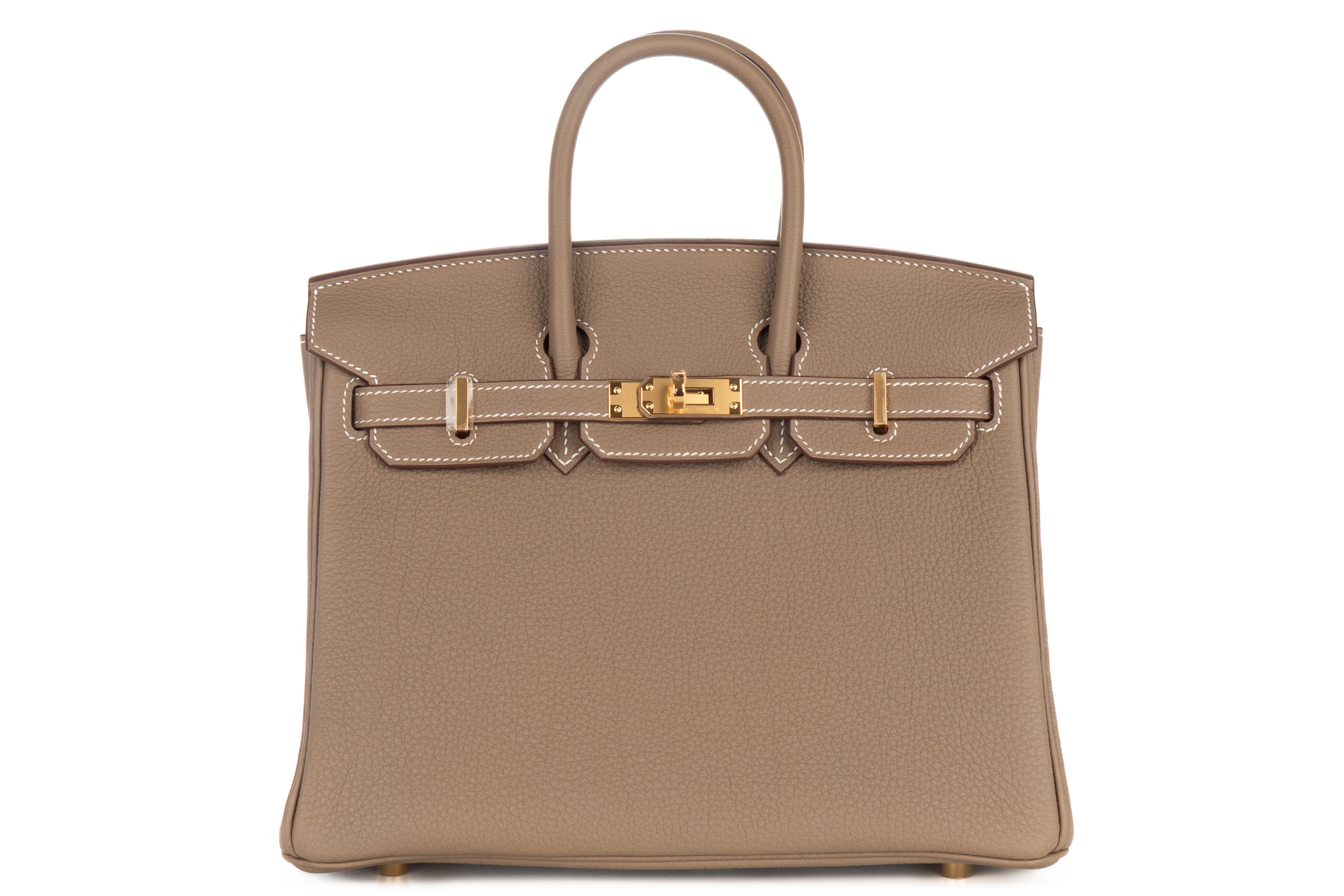Hermès Birkin 25 Etoupe Togo Gold Hardware - Luxury Shopping