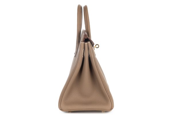 Hermès Birkin 25 Etoupe Togo Gold Hardware - Luxury Shopping